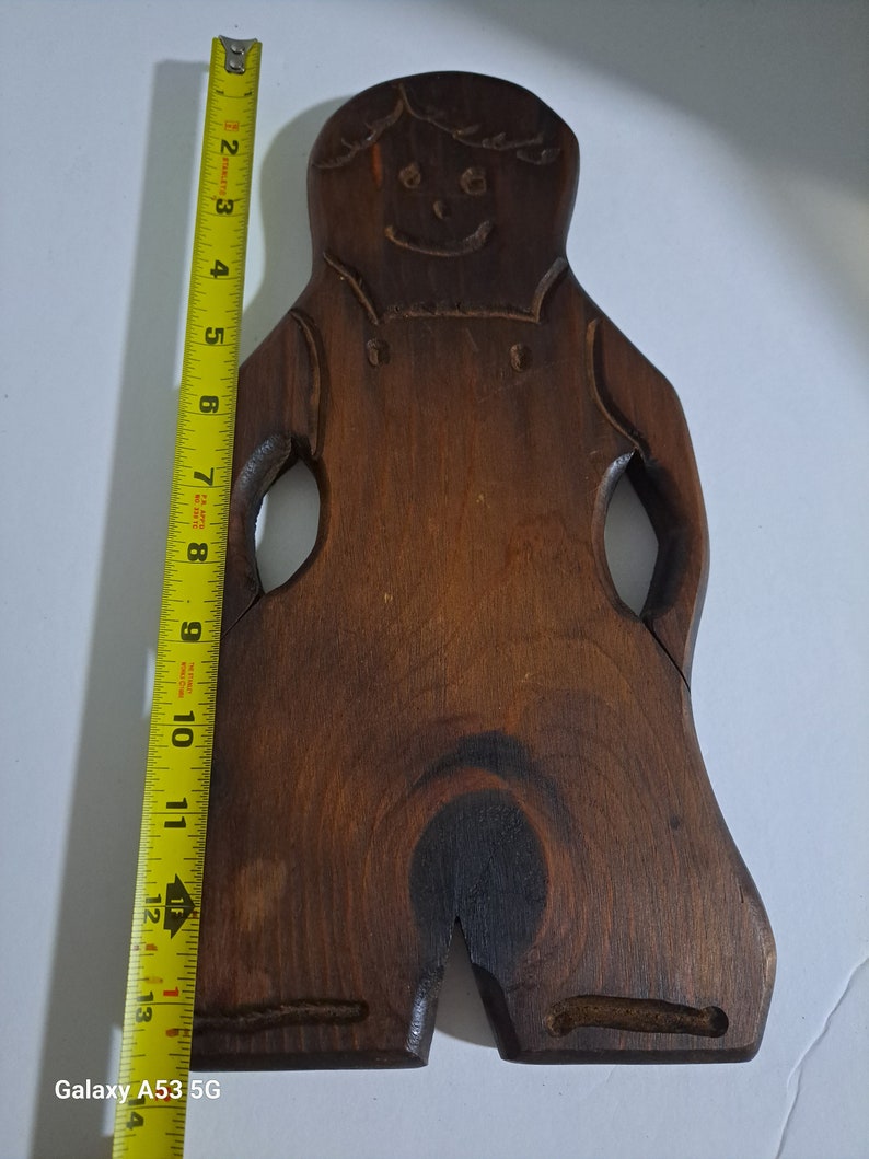 Wooden Gingerbread Man - Etsy