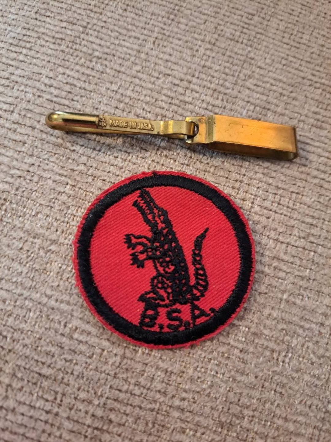 BSA Alligator Patch and Clip - Etsy
