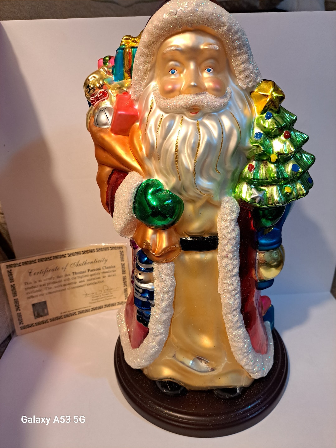 Thomas Pacconi 2003 Classic Glass Santa - Etsy