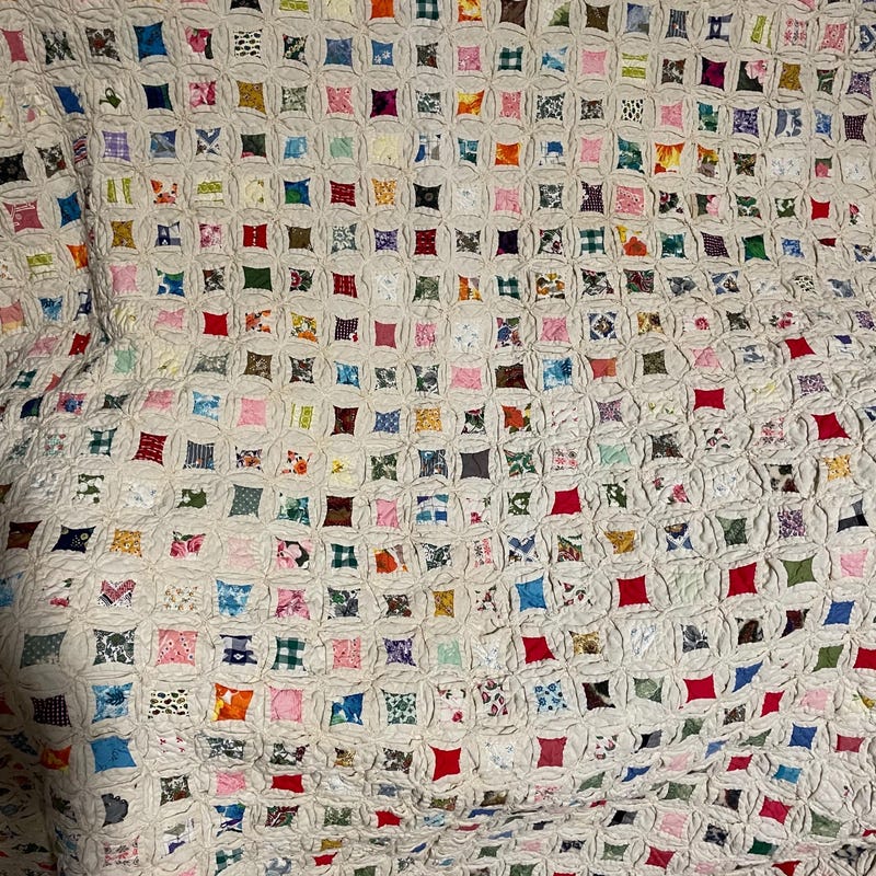 Cathedral Window Quilt Pattern - Etsy