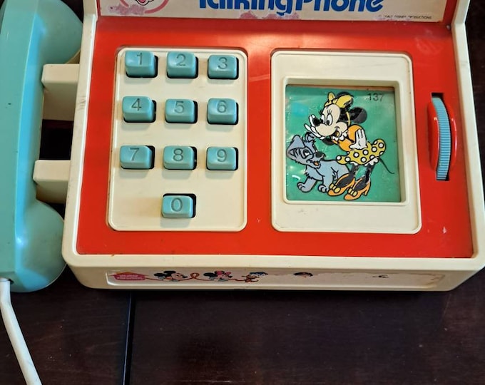 Vintage Mickey Mouse Talking Phone - Etsy