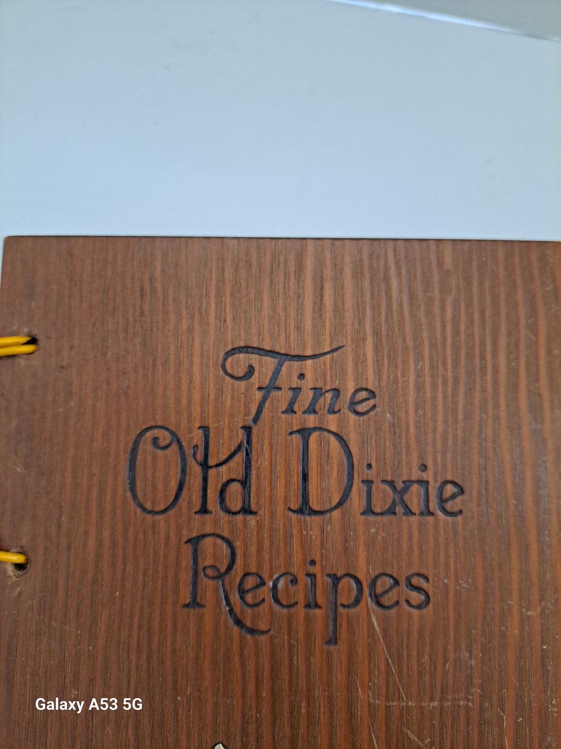 1938 Wood Cover Cookbook - Etsy