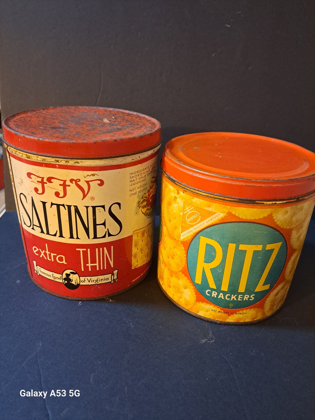 Vintage Cracker Tins - Etsy