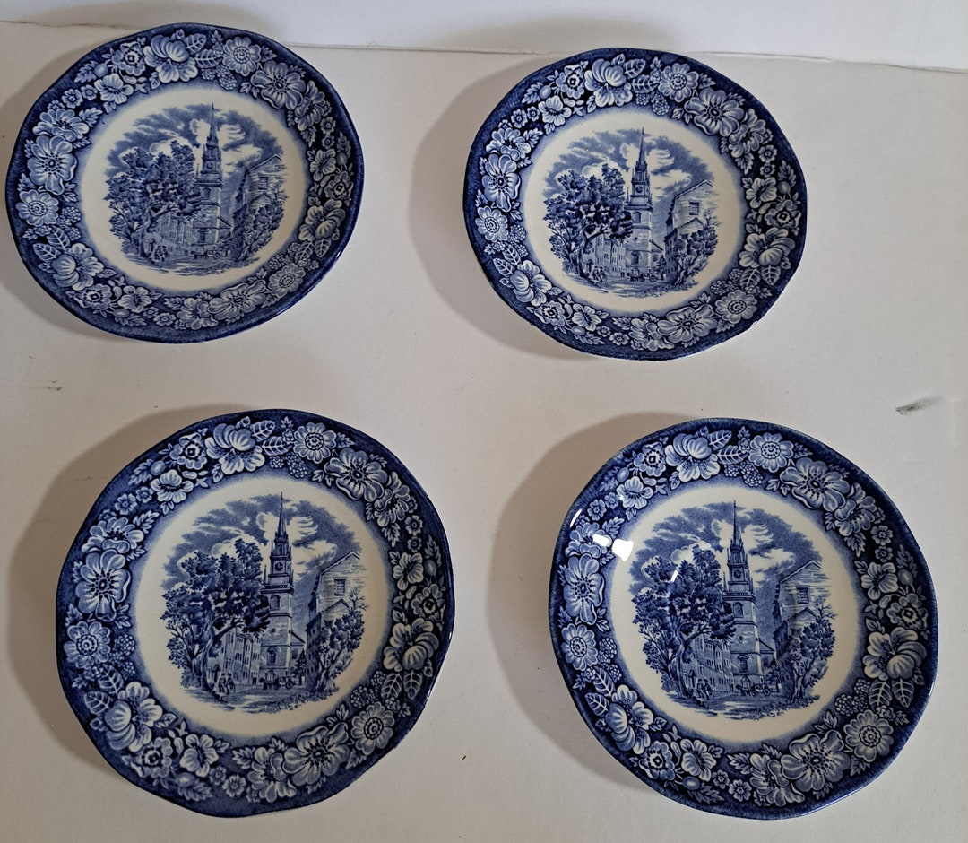 Liberty Blue Saucers - Etsy