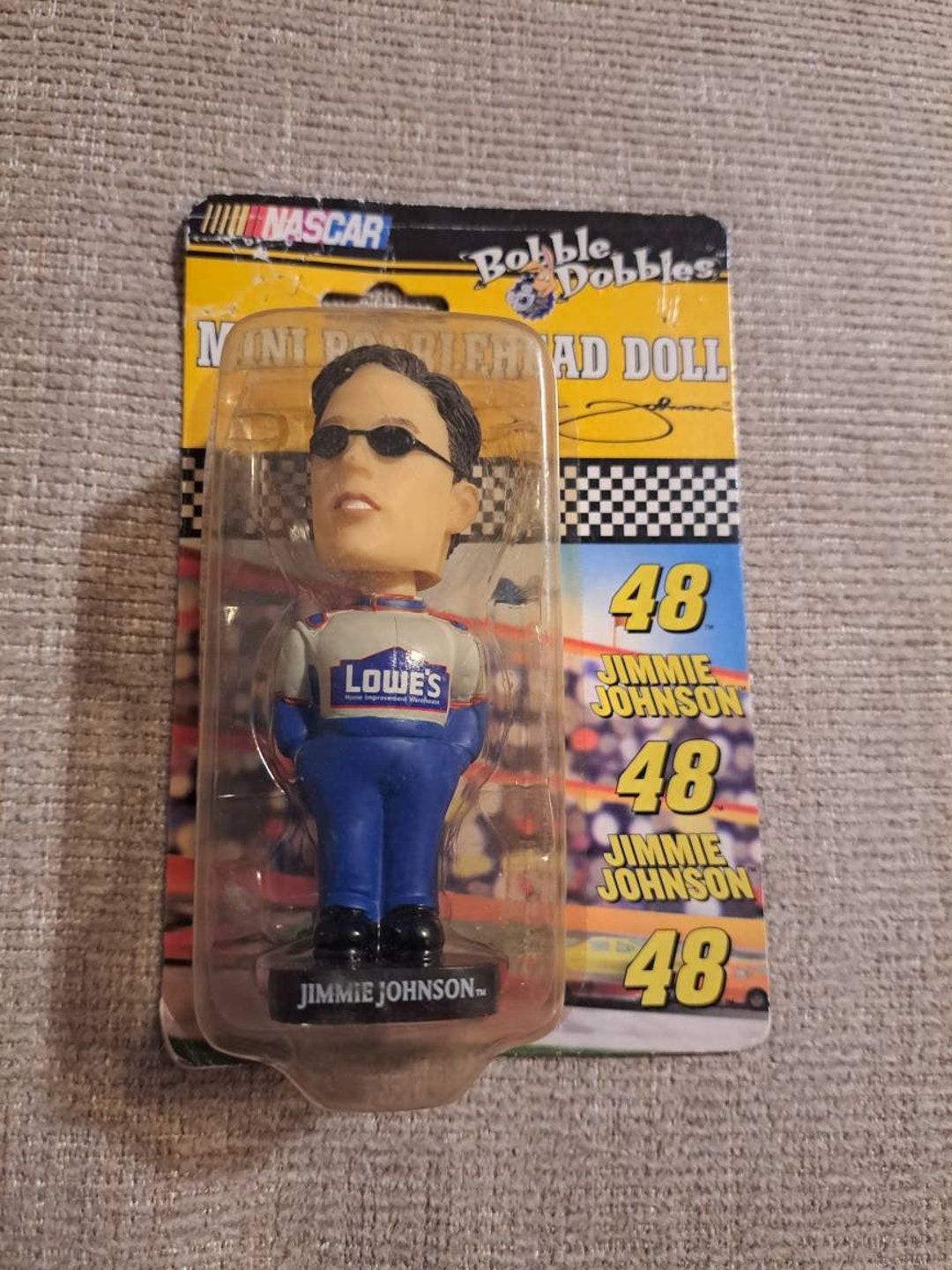 Jimmie Johnson Mini Bobblehead - Etsy