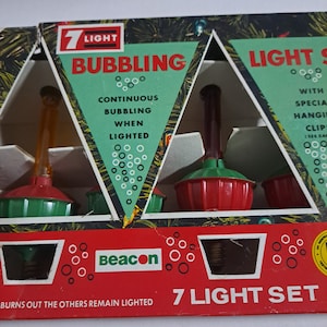 Beacon 7 Pack Vintage Bubble Lights - Etsy