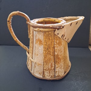 Decorative Wooden Pitcher - Etsy