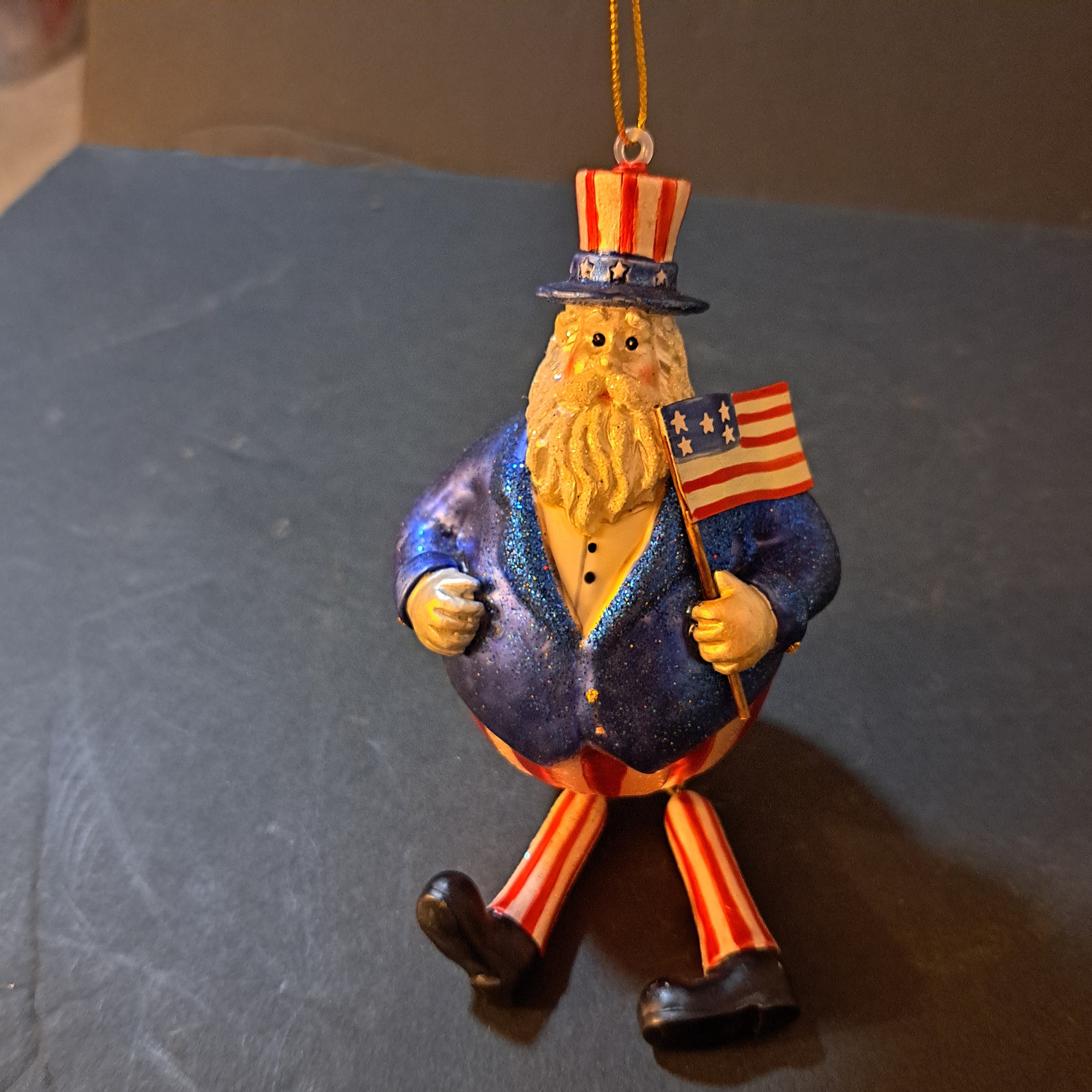 Patriotic Uncle Sam Christmas Ornament - Etsy