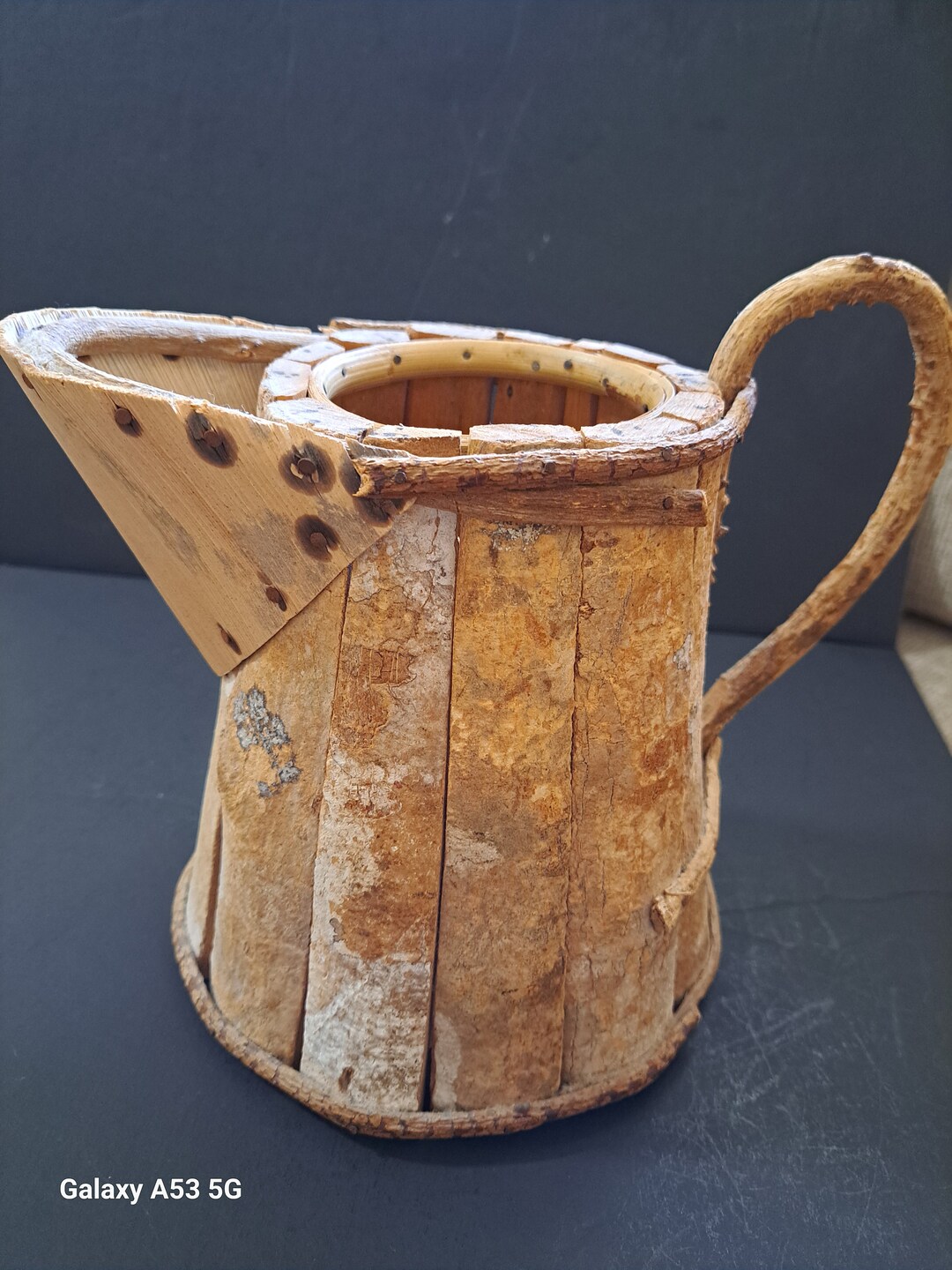 Decorative Wooden Pitcher - Etsy