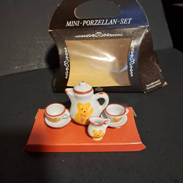 Bear Tea Set - Etsy