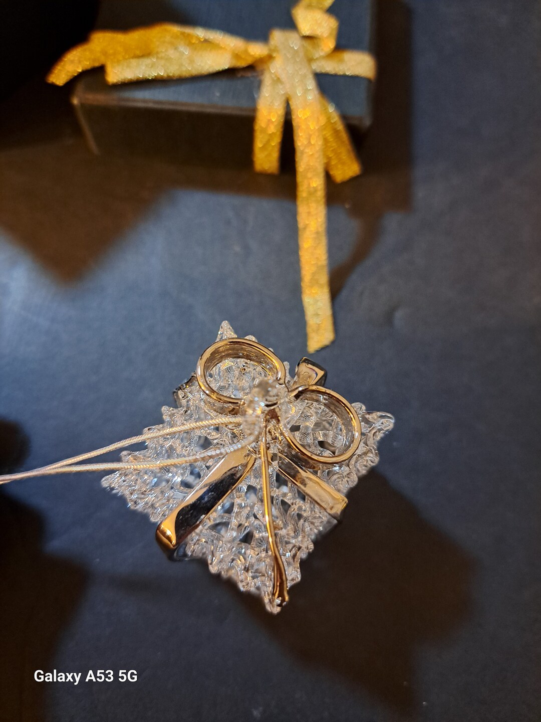 Crystal Christmas Gift Parcel Ornament - Etsy