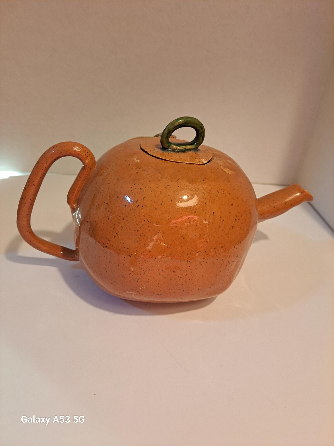 Pumpkin Baby Face Pottery Teapot - Etsy