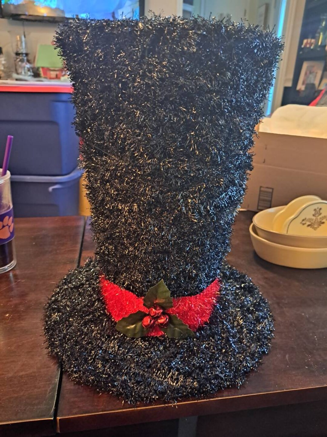 Christmas Hat Tree Topper - Etsy