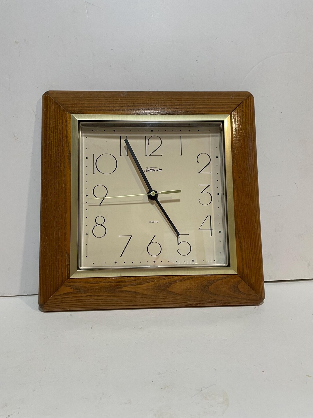 Wooden Sunbeam Wall Clock - Etsy