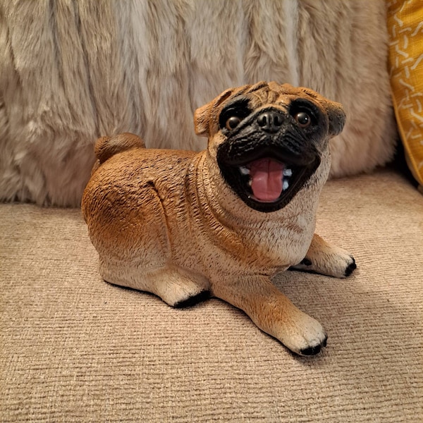 Pug Statue - Etsy