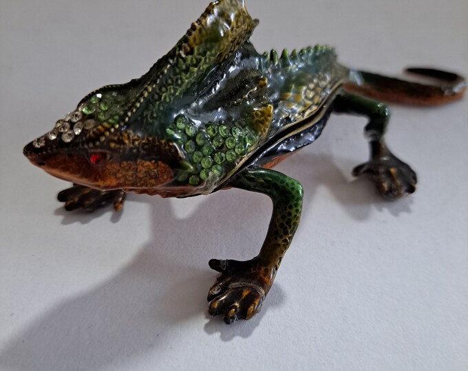 Iguana Trinket Box - Etsy