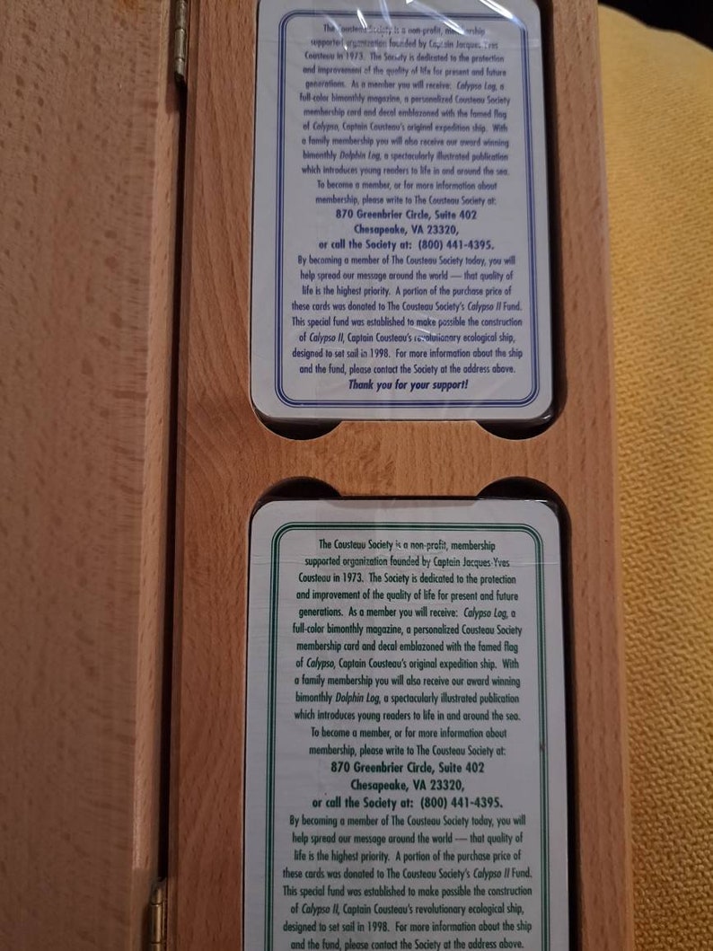 Calypso II Cards and Collector Box - Etsy