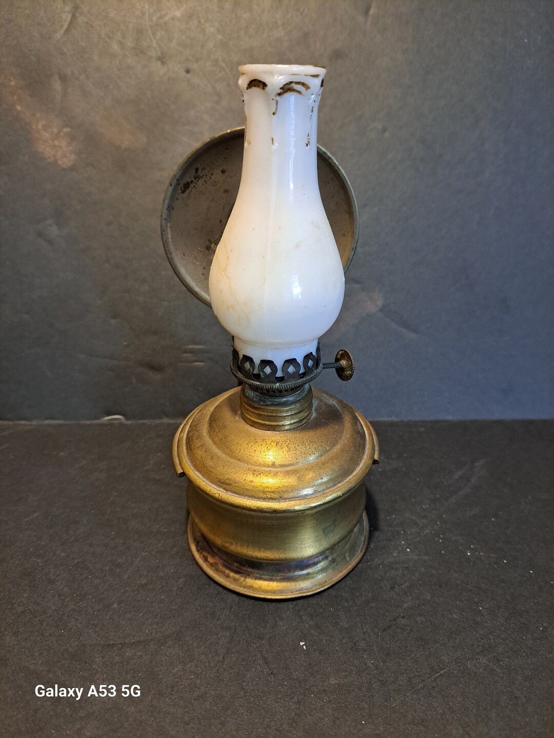 Vintage Mini Hurricane Lamp - Etsy
