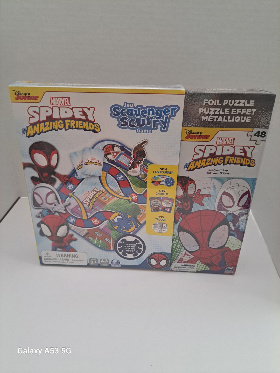 Spidey Scavenger Scurry Game and Puzzle - Etsy