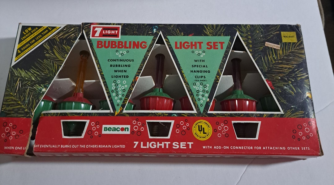 Beacon 7 Pack Vintage Bubble Lights - Etsy