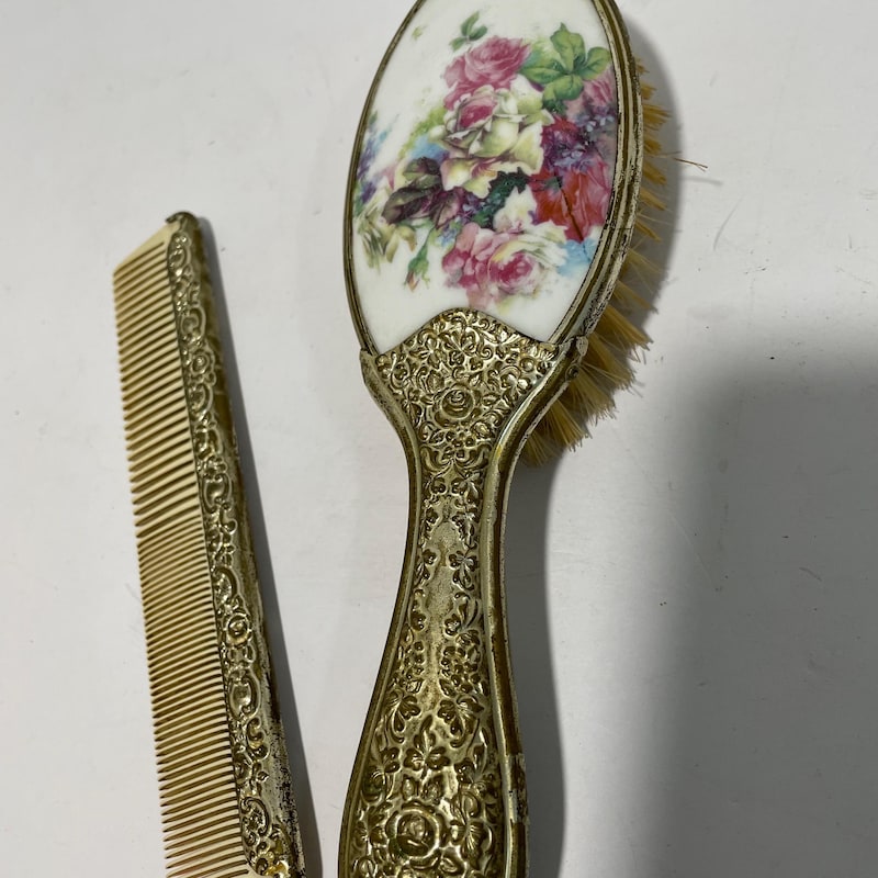 Comb and Brush Set - Etsy