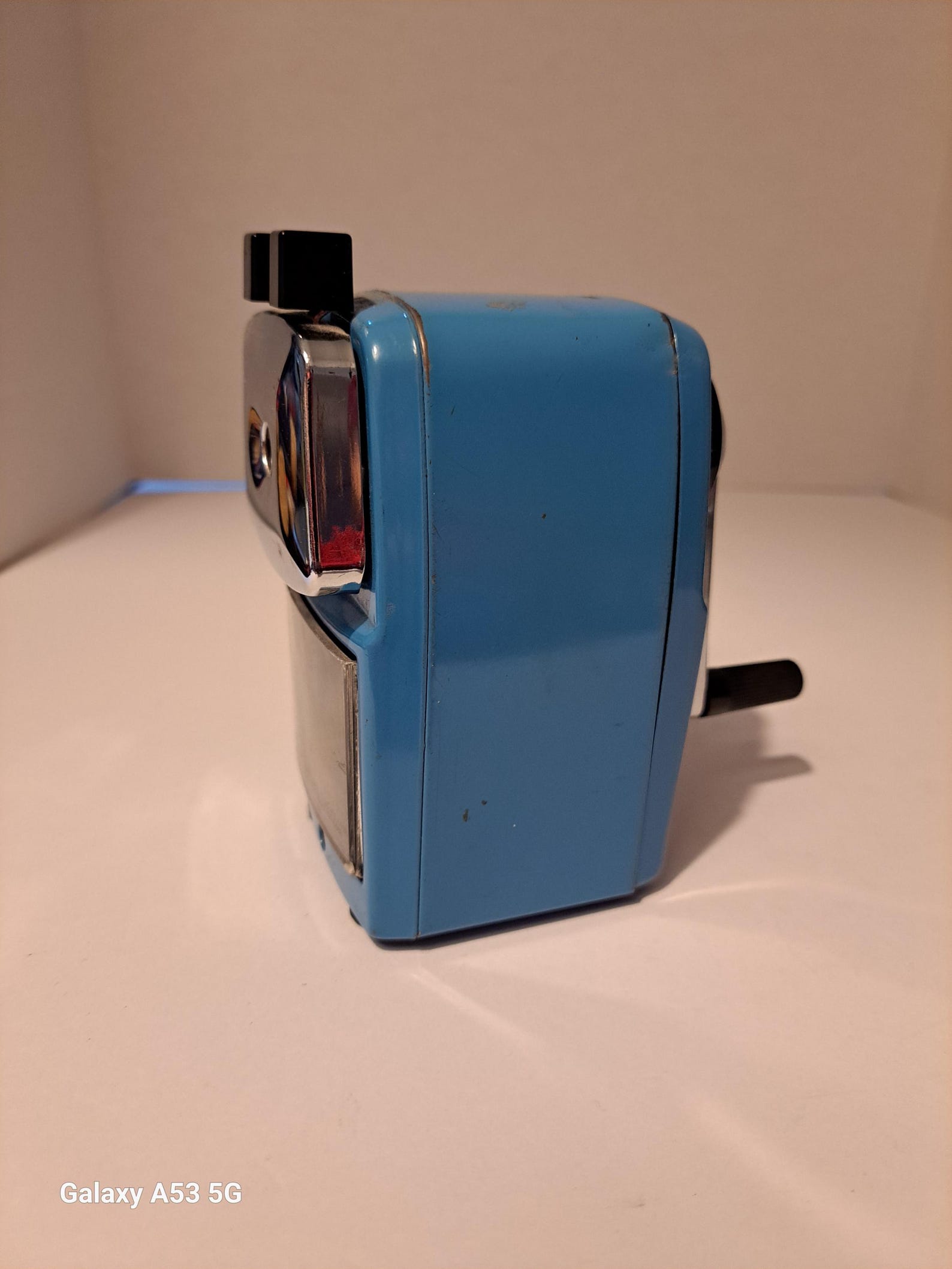 Vintage Blue Pencil Sharpener - Etsy