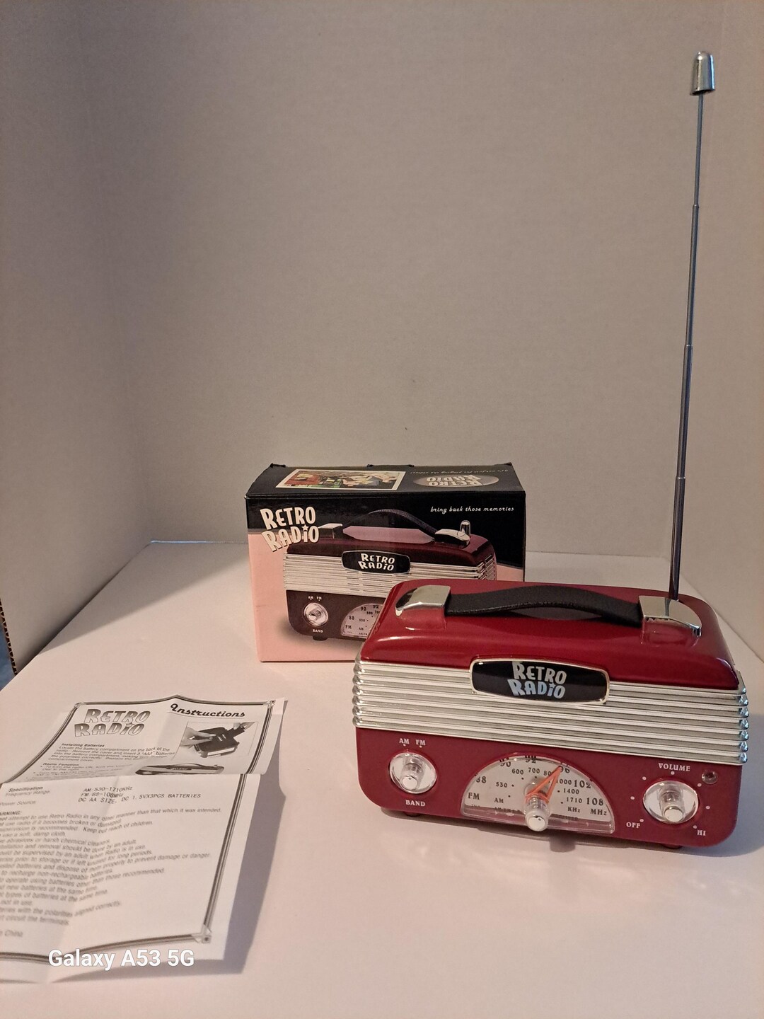 Boxed Retro Mini Radio - Etsy