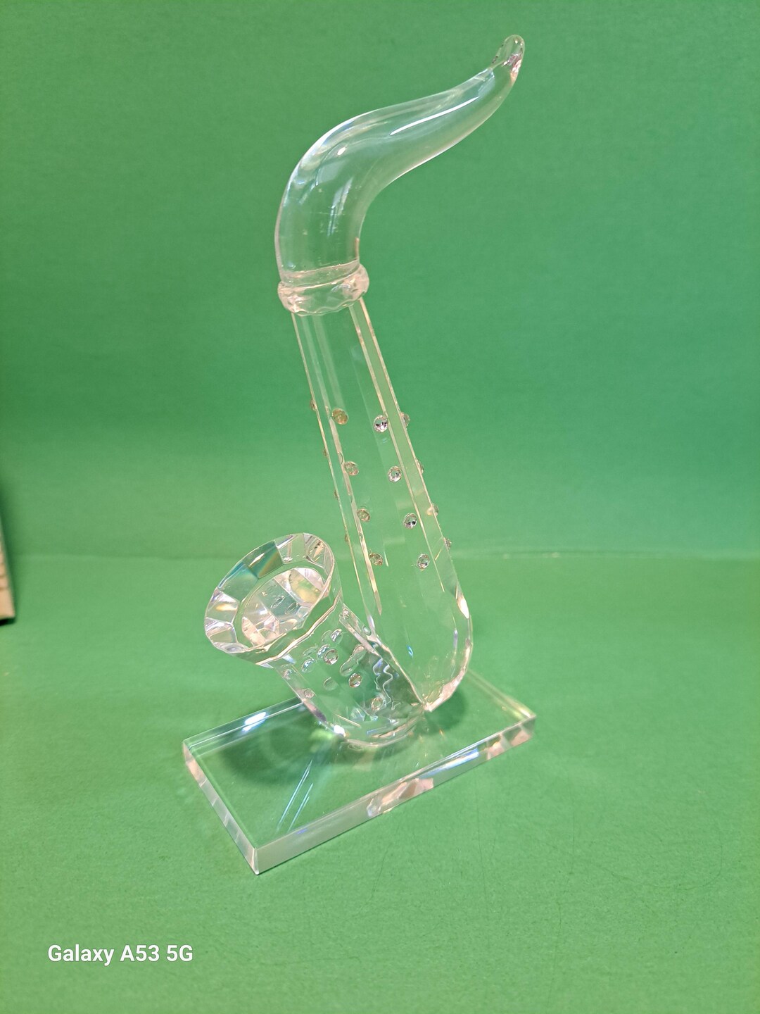 Oleg Cassini Crystal Saxophone - Etsy