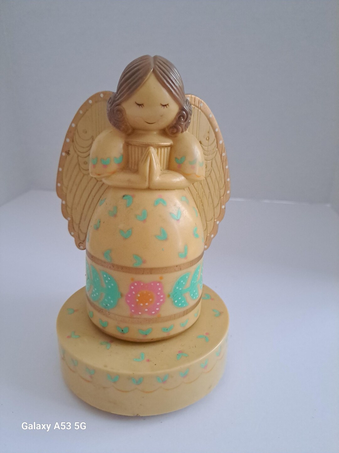 Vintage 1981 Angel Music Box From Hong Kong. Plays Silent Night - Etsy