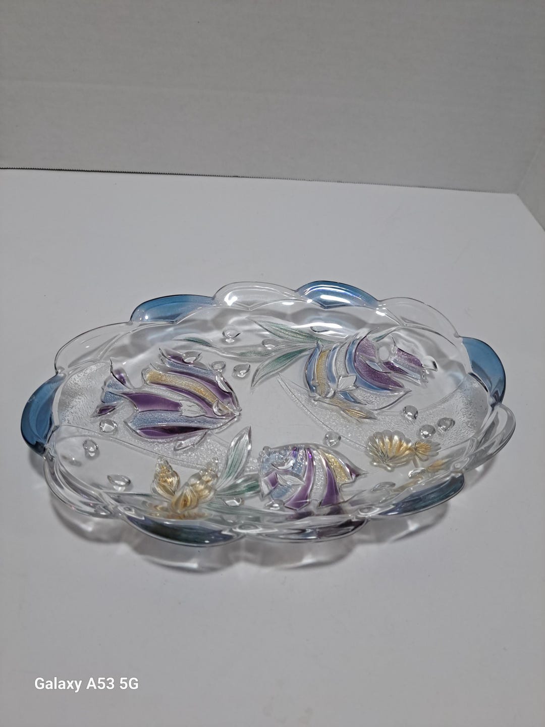 1970s Vintage Colorful Fish Plate - Etsy