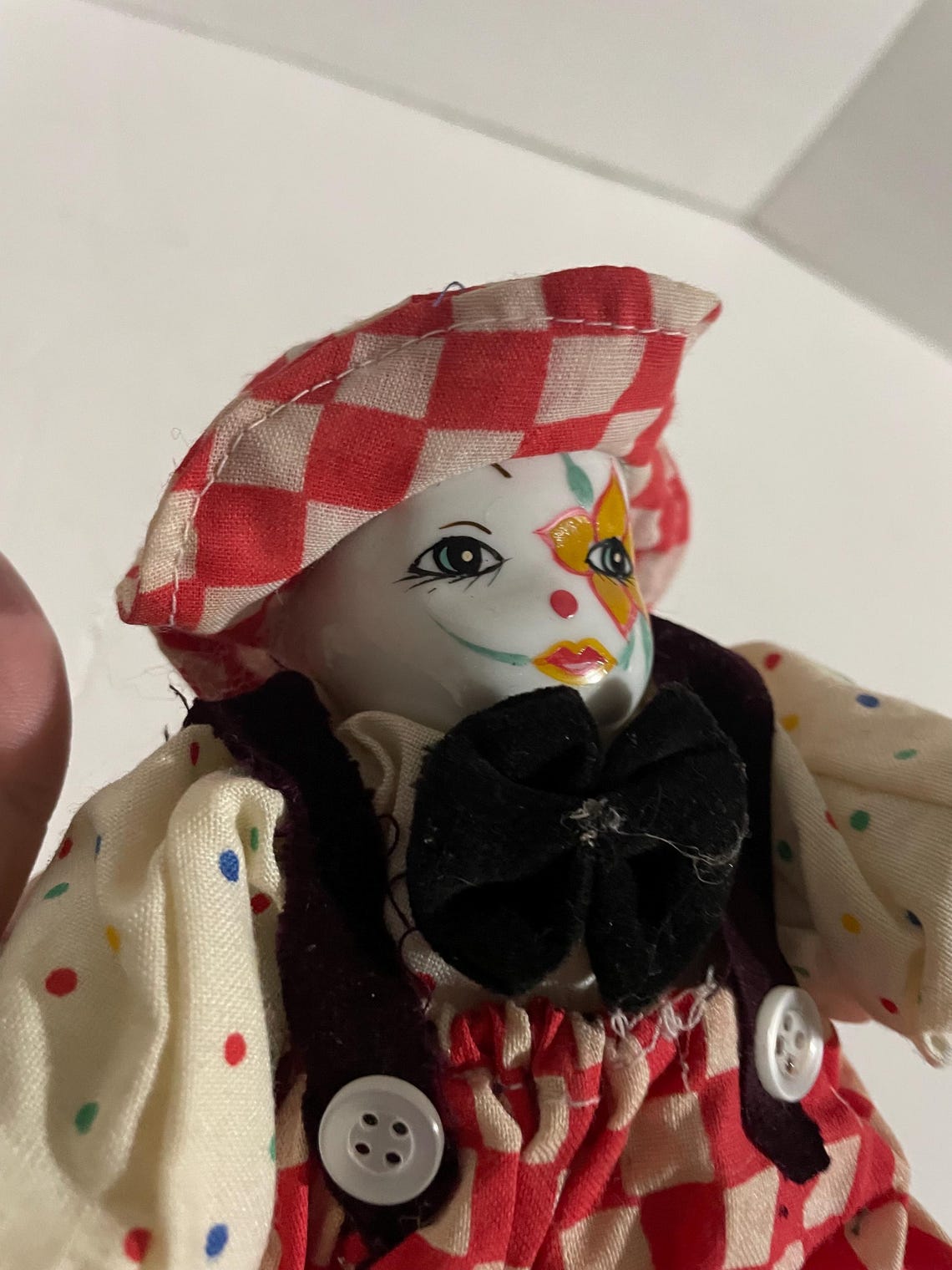 Vintage Bean Bag Clown - Etsy