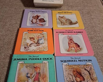 Beatrix Potter Mini Book Set - Etsy
