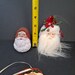 Santa Head Ornaments - Etsy