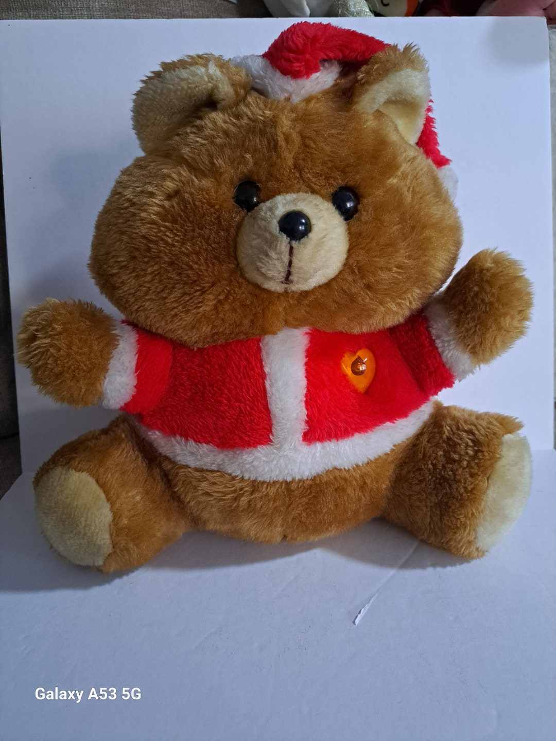 Vintage Heartbeat Musical Bear - Etsy
