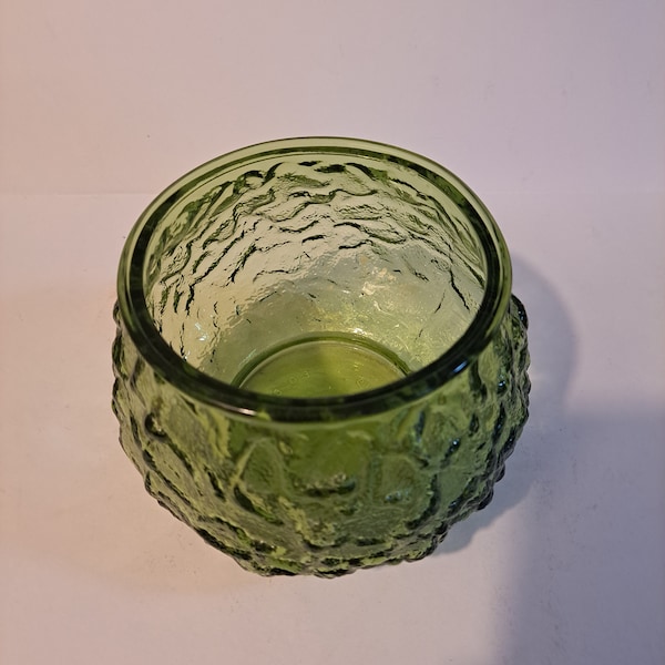 Krinkle Glass Vase - Etsy