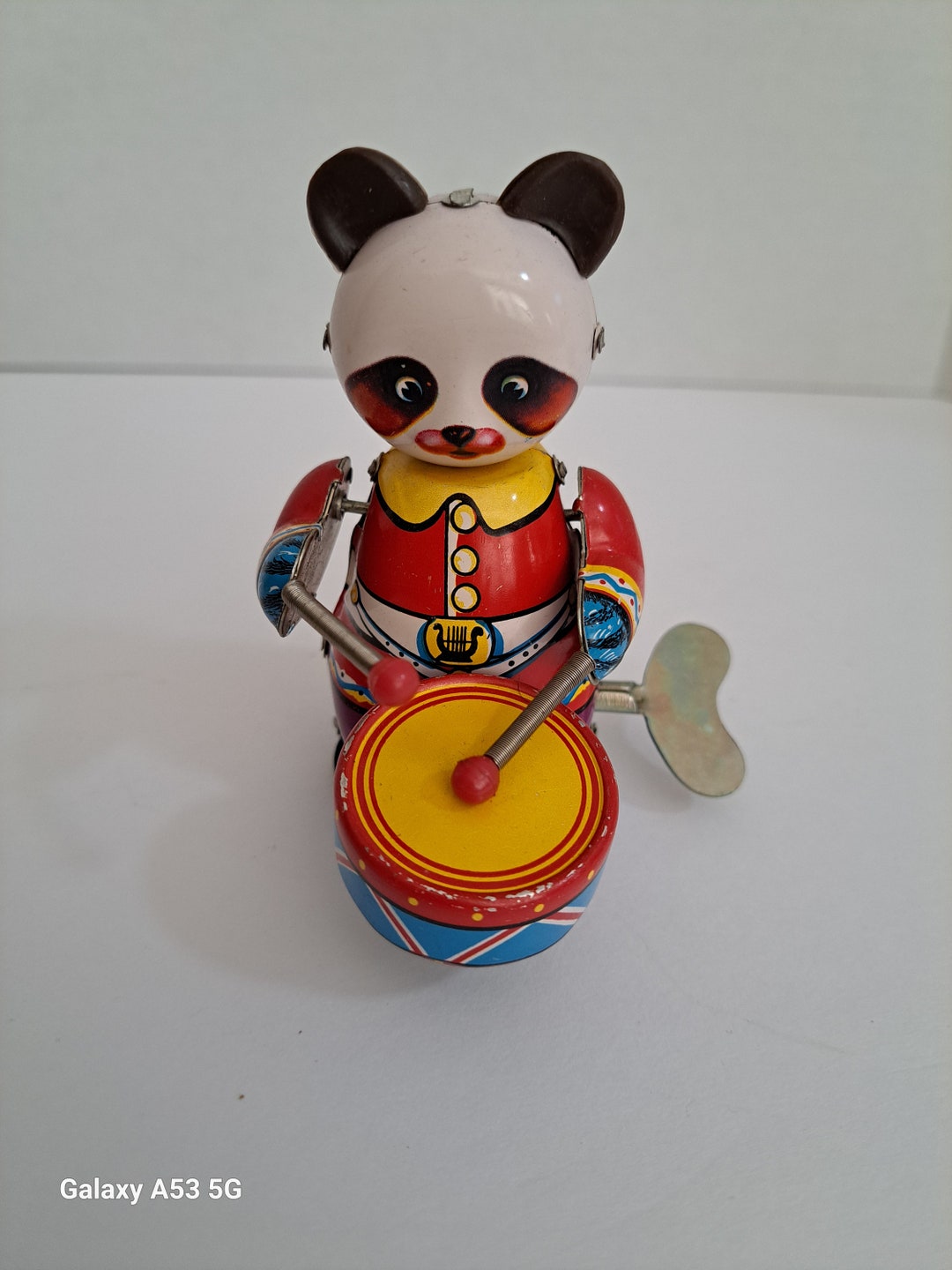 1970 Tin Wind up Panda - Etsy