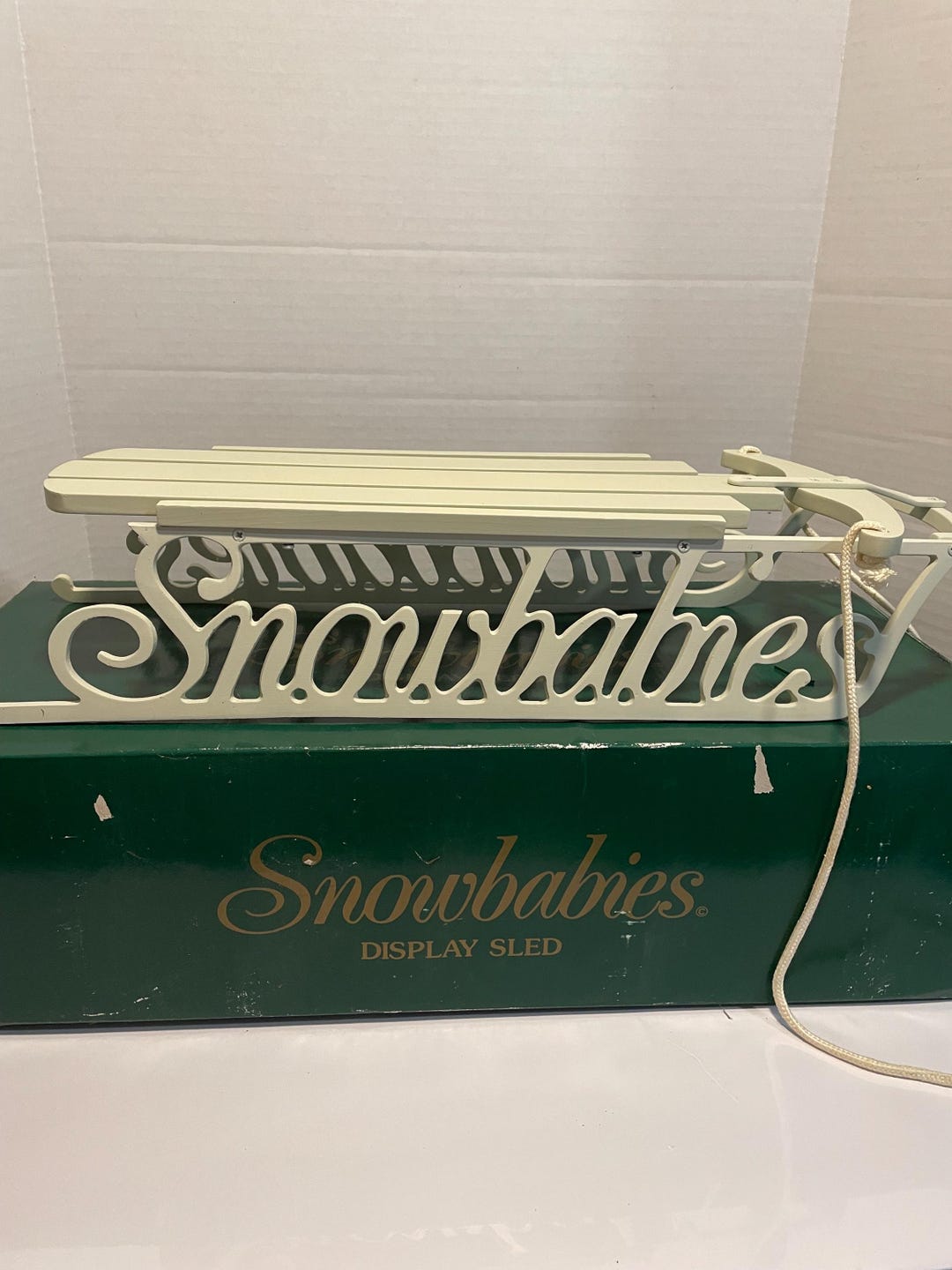 Snowbabies Display Sled - Etsy