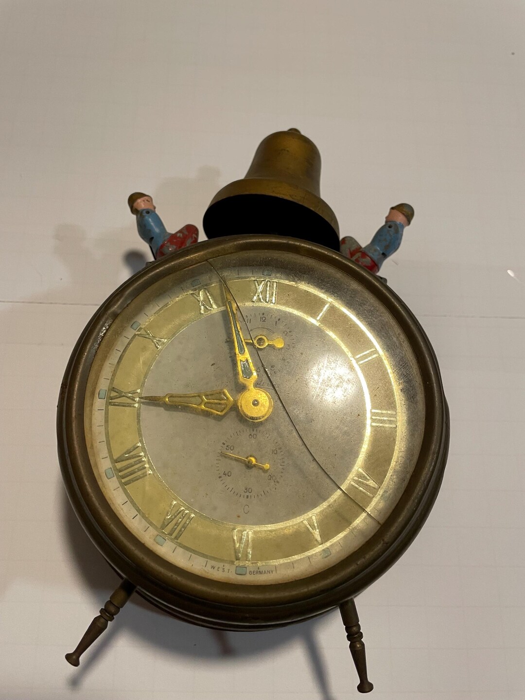 Antique 1950s German Mechanical Clock. Parts Only. Non Working - Etsy