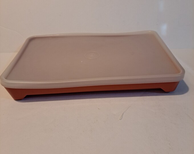 Tupperware 9 Inch SQUARE SNACK STOR Store Container Clear Container ...