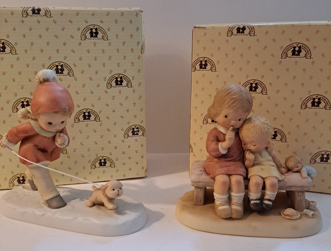 Vintage Enesco Figurines - Etsy