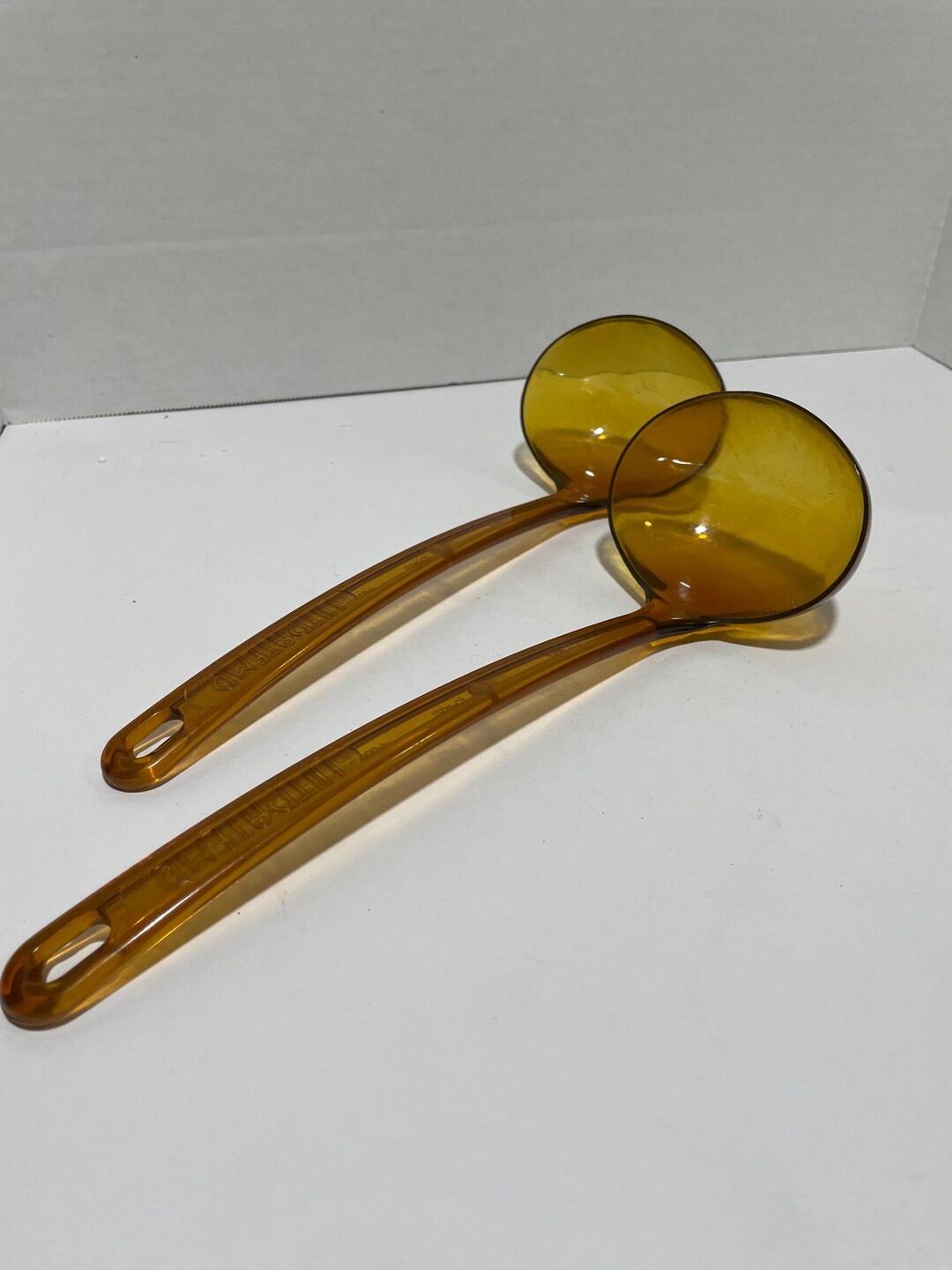 Vintage Amber 11in Robinson Ladles Set - Etsy
