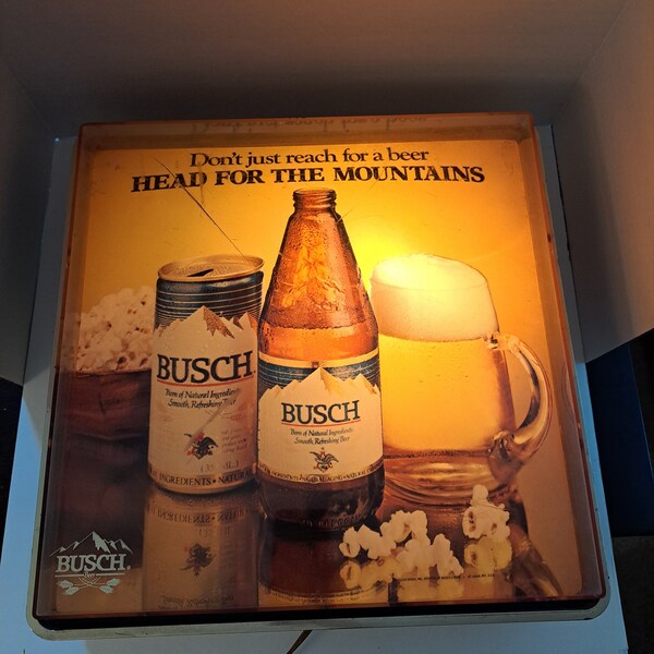 Busch Light Light up Sign - Etsy