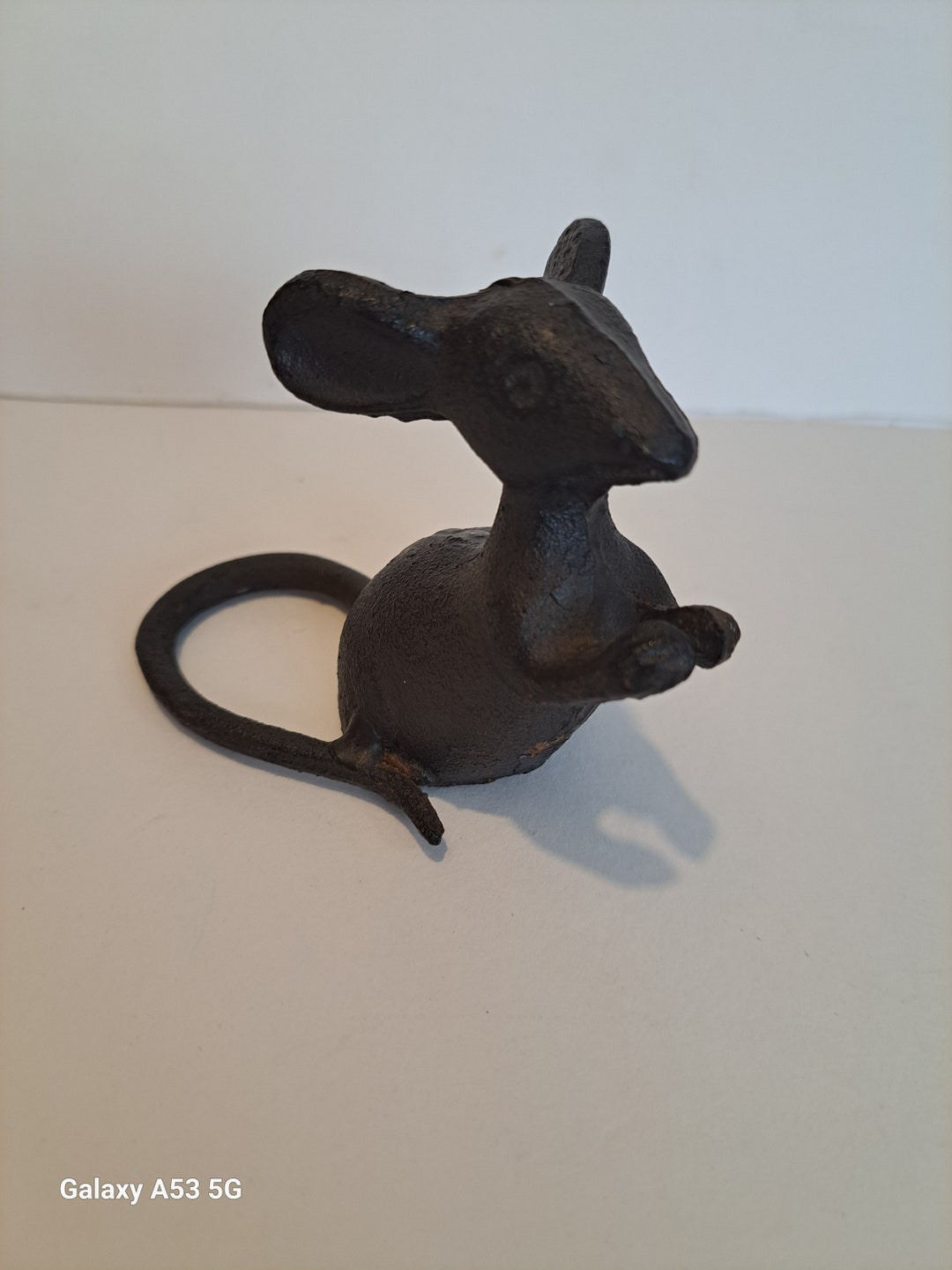 Cast Iron Mouse Figurine - Etsy