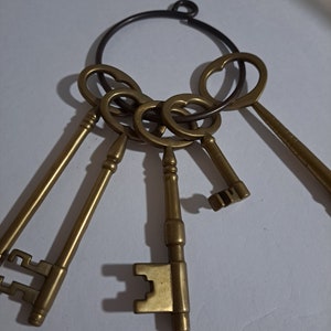 Jumbo 5pc Skeleton Key Set - Etsy