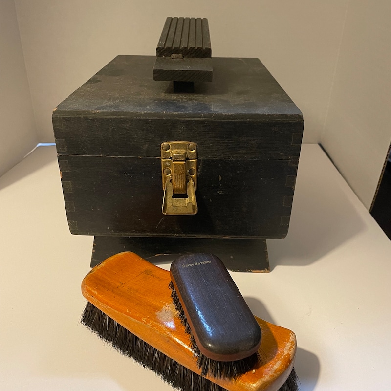 Shoe Shine Box - Etsy