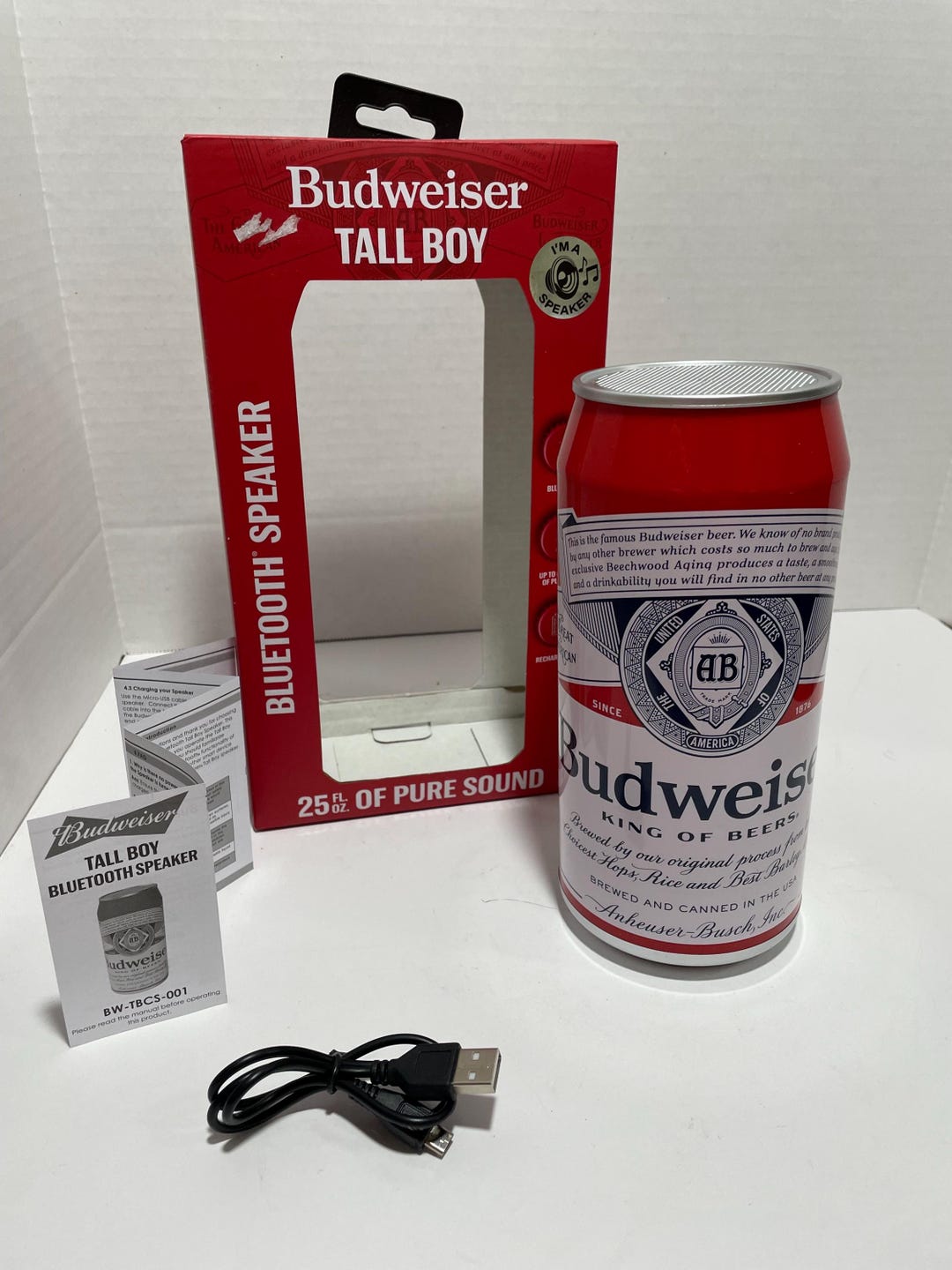Budweiser Tall Boy Bluetooth Speaker - Etsy