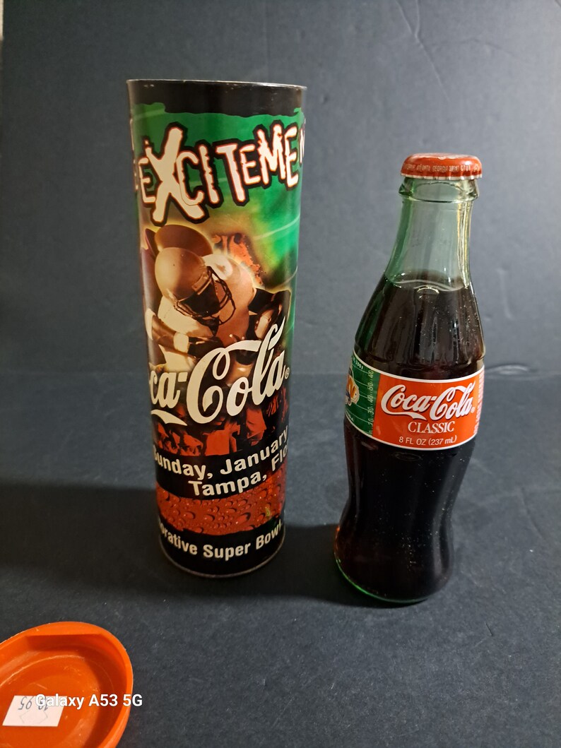 2001 Superbowl Coca Cola Bottle - Etsy