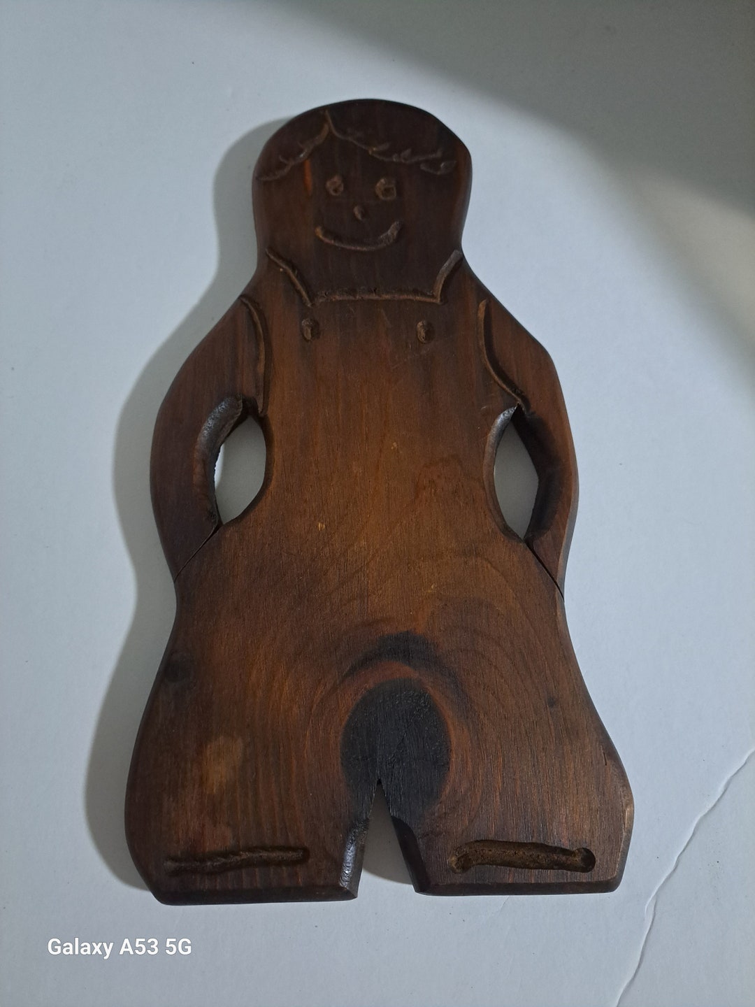 Wooden Gingerbread Man - Etsy