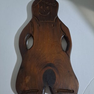 Wooden Gingerbread Man - Etsy