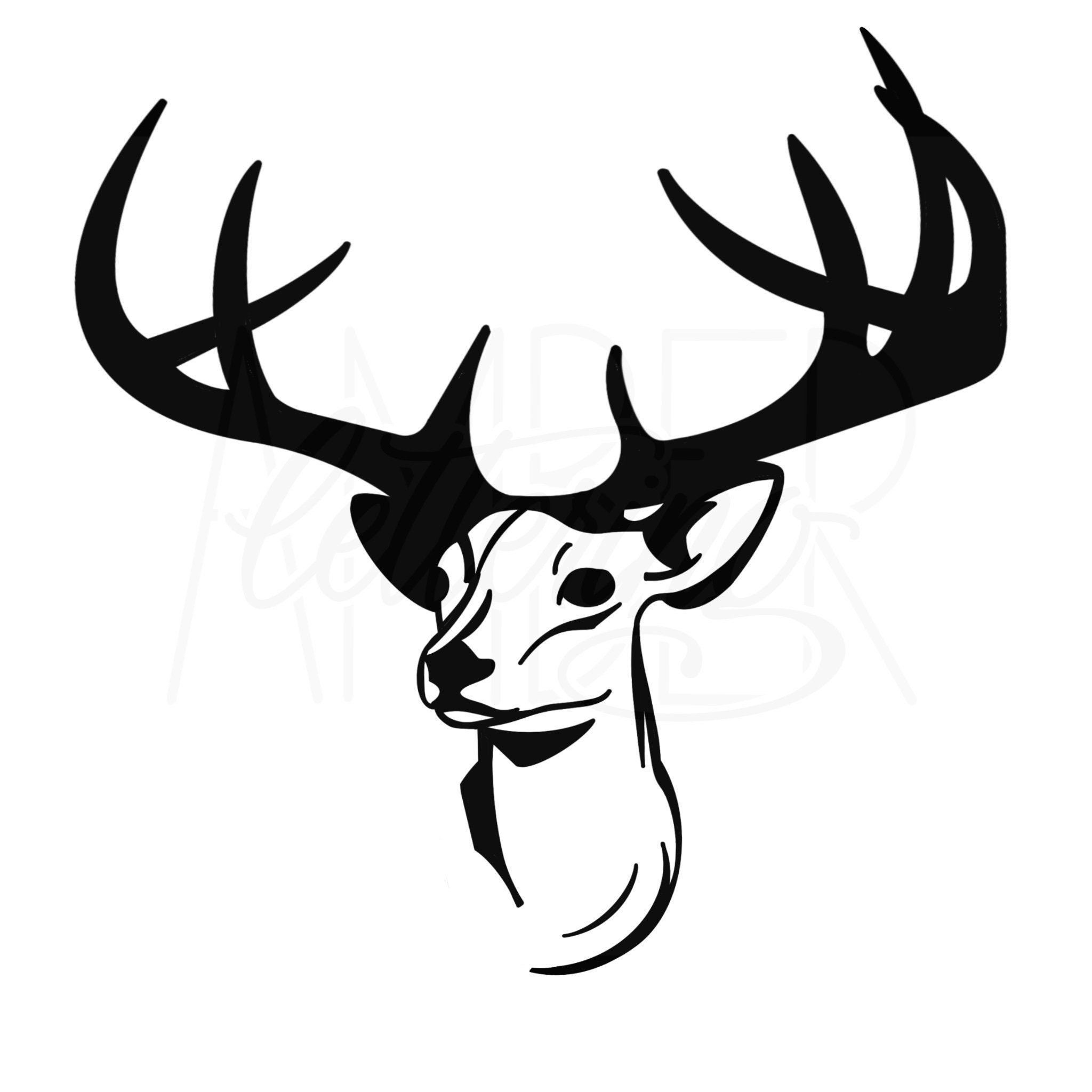 Elk Deer Svg and Jpeg Bundle for Use With Cricut Silhouette Glowforge ...